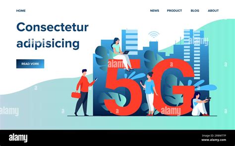 5g Networks And Telecom Concept Stock Vector Image And Art Alamy