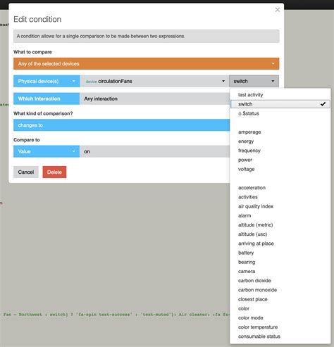 Device Variables Missing Commands Webcore Hubitat