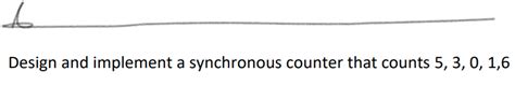Solved Design And Implement A Synchronous Counter That