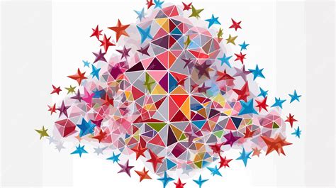 Sars Virus Warning Triangle Mosaic Model Premium Ai Generated Vector