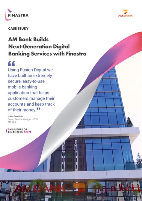 AM Bank Builds Next Generation Digital Banking Services With Finastra DocsLib