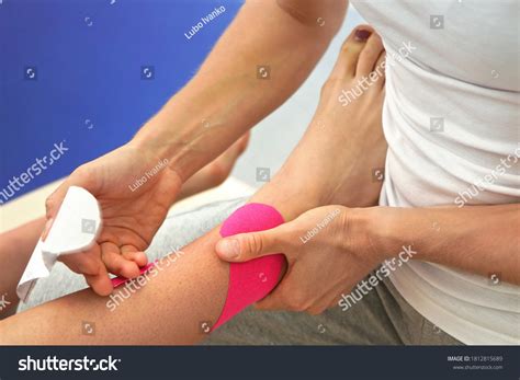 Foot Strapping Tape Photos Images And Pictures Shutterstock
