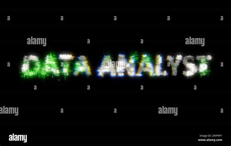 Green Cybernetic Text Data Analyst With Noise Distortion Isolated Object 3d Illustration