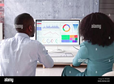 African American Data Analyst Stock Photo Alamy