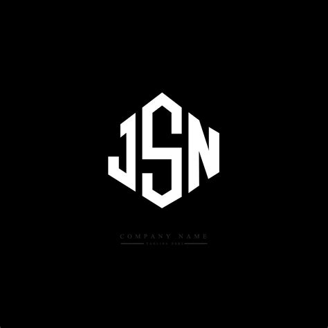 Jsn Letter Logo Design With Polygon Shape Jsn Polygon And Cube Shape Logo Design Jsn Hexagon