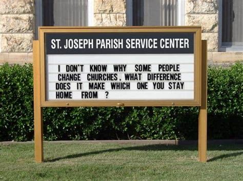 25 Funny Church Signs