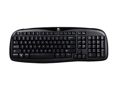 Logitech Cordless Desktop Ex 100 Black Rf Wireless Keyboard And Mouse