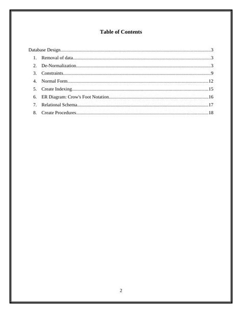 Database Design Removal Of Data De Normalization Constraints Normal Form Create Indexing