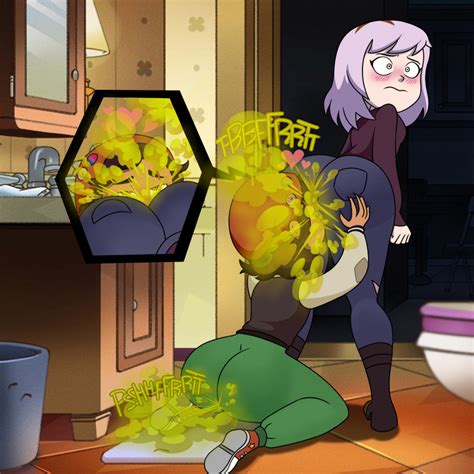 Rule 34 All The Way Through Fart Amity Blight Bathroom Beanie Big Ass Big Butt Blush Dark