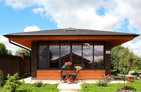 Беседка с барбекю комплексом - Портфолио