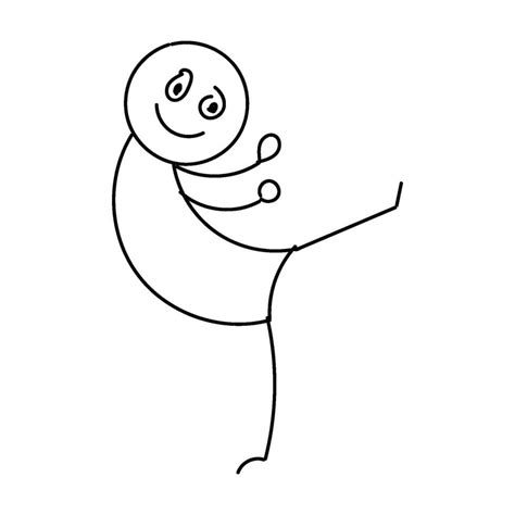Funny Stick Figure Hand Drawn Style For Print 38827613 Vector Art At