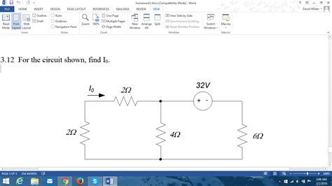 Solved For The Circuit Shown Find I Chegg Com