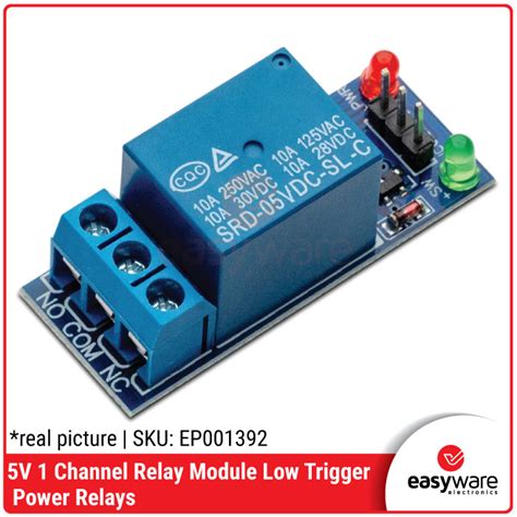 Relay Module 1 Channel Relay Module Low Trigger 5V 12V DC 5V Lazada Indonesia