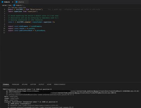 Superjson Transformer Giving Errors · Issue 41 · Wobsorianotrpc Nuxt · Github