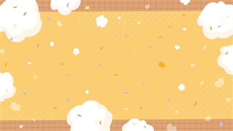 ふわふわお菓子な背景 10種 OKUMONO