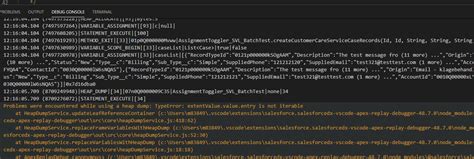 Vs Code Checkpoints In Vs Apex Replay Debugger Doesnt Expand The
