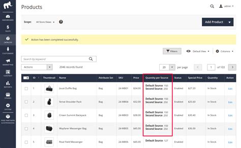 How To Update Magento Quantity Per Source In Bulk
