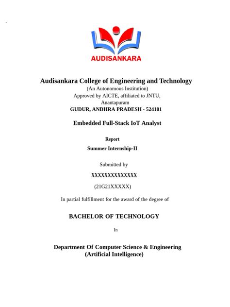 Nsdc Embedded Full Stack Iot Analyst Pdf Internet Of Things Computer Programming