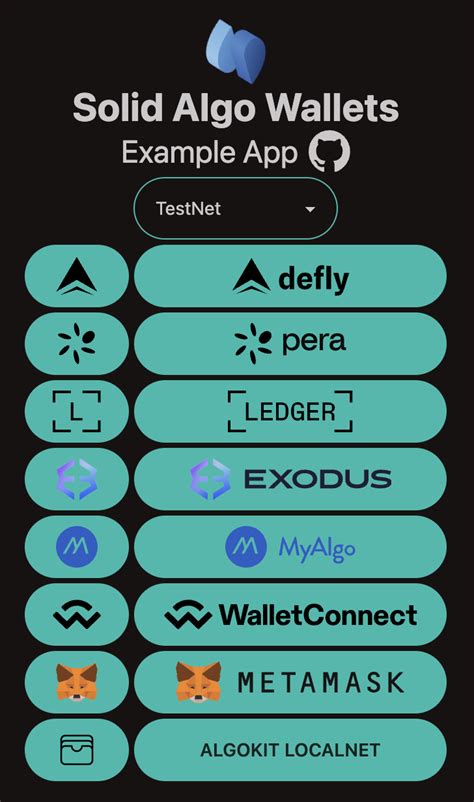 build a solidjs web app with wallet integration algorand developer portal