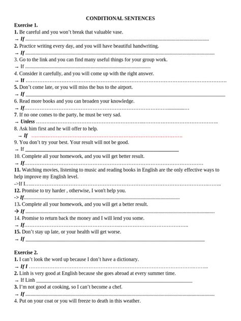 Coditional Type 12 1 Pdf