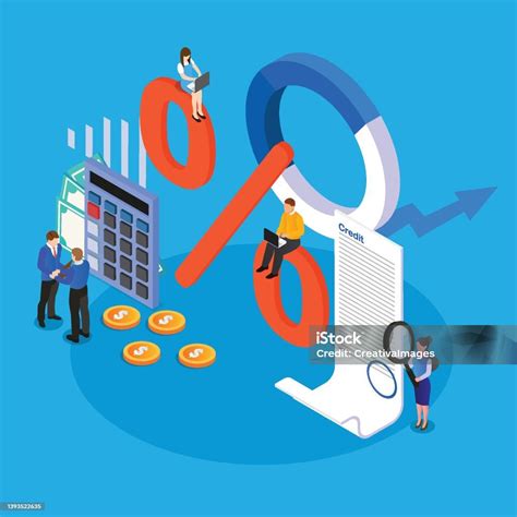 은행 신용 응용 프로그램 아이소메트릭 3d 오토론에 대한 스톡 벡터 아트 및 기타 이미지 오토론 칠하기 대출 Istock