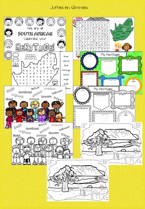 Heritage Day Activity Book Juffies And Slimmies