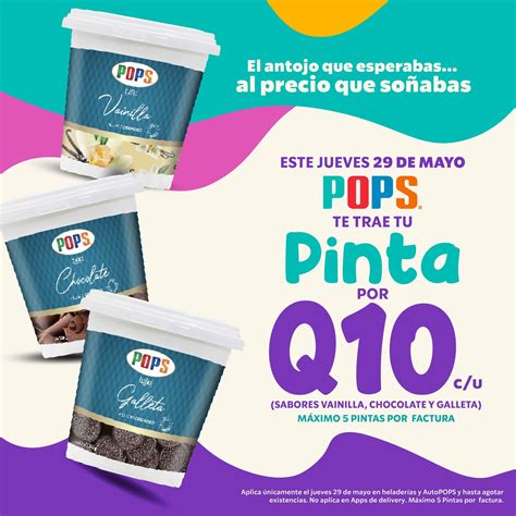 Este 29 De Mayo Date Ese Gustito Helados Pops Guatemala Facebook