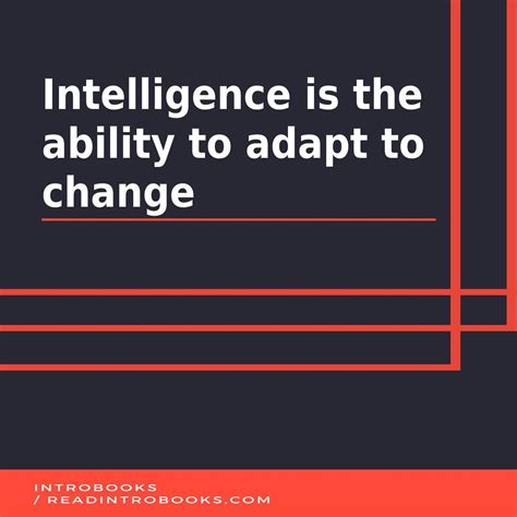 Libro.fm | Intelligence is the ability to adapt to change Audiobook
