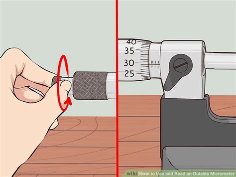 3 Ways To Use And Read An Outside Micrometer Wikihow