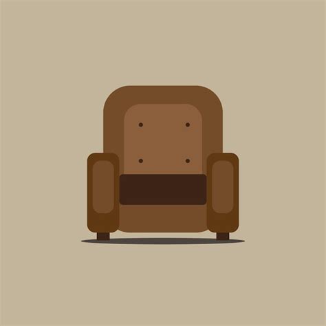 Sofá Clássico Vetor Premium