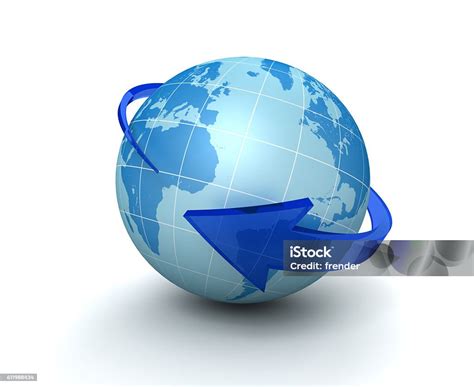 화살표 3d 일러스트를 둘러싼 글로브 0명에 대한 스톡 사진 및 기타 이미지 0명 구 기업 재무와 산업 Istock