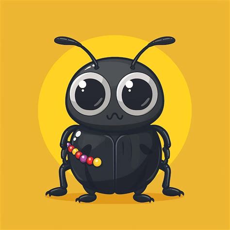 Premium Photo Cute Click Beetle Clicking With Bracelet Cartoon Vector