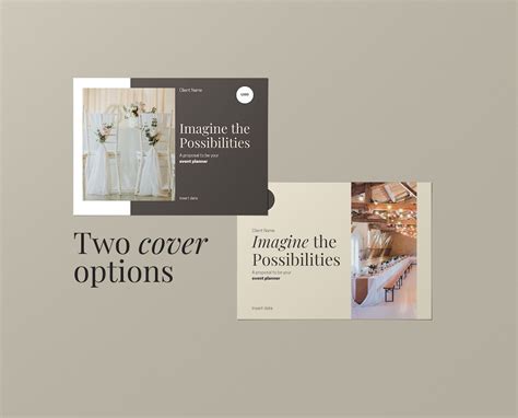 Event Planner Proposal Template Clean New Client Pitch Etsy