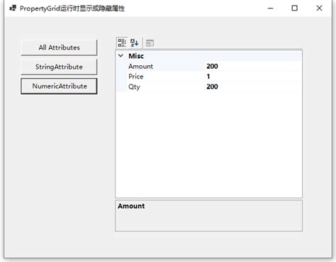 C Propertygrid运行时动态显示或隐藏属性 开发框架文库