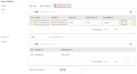 USG FLEX H Series Firewall Configure IPSec Site To Site VPN On USG FLEX H Series Firewall