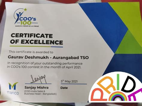 Gaurav Deshmukh On Linkedin Marico Recognitionawards 12 Comments