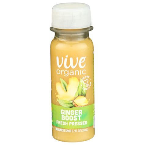 Vive Organic Pure Boost Ginger Shot Same Day Delivery Or Pickup Sprouts Farmers Market