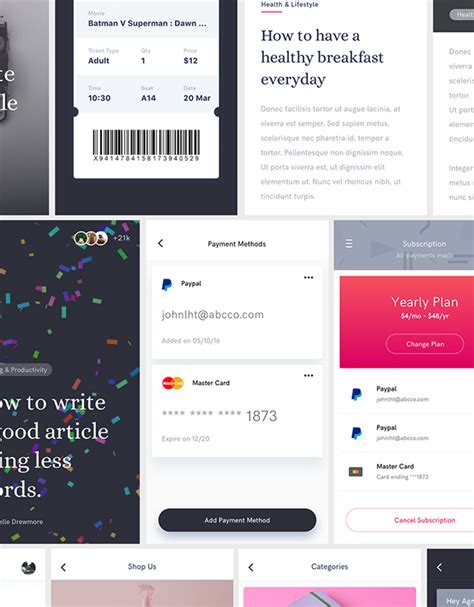 Lynx Ui Kit On Behance