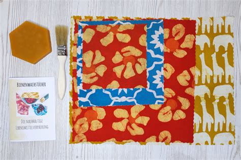 DIY Set Bio Bienenwachstücher mit Video Anleitung True Fabrics