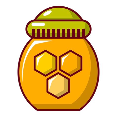Premium Vector Honey Pot Icon Cartoon Illustration Of Honey Pot