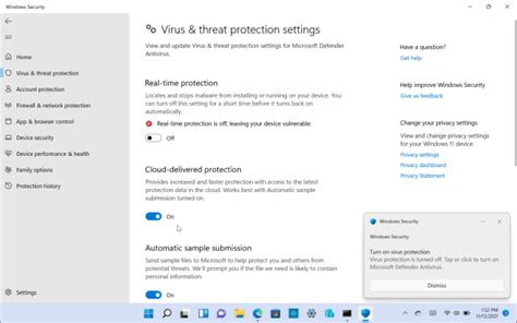 How To Enable Or Disable Windows Security In Windows 11