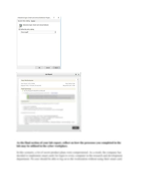 SOLUTION Configure Smart Card Authentication Studypool
