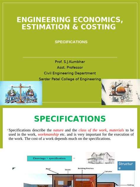 Lect 5 Specifications Pdf Specification Technical Standard Concrete