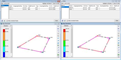 Viewing Equal Cost Multiple Paths Paragon Automation Pathfinder