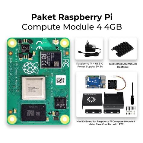 Paket Raspberry Pi Compute Module 4 4GB Digiware Store