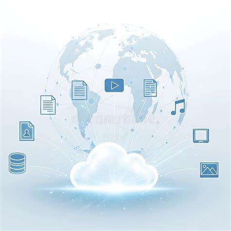 Cloud Data Technology Abstract Concept Stock Illustrations 130387