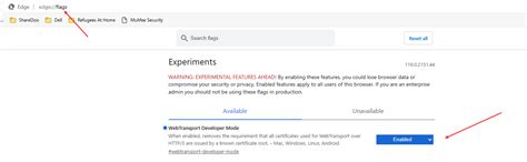 Microsoft Edge Allow Insecure Localhost Flag Removed In Version 880