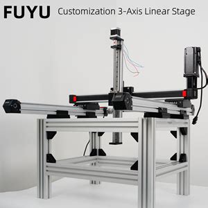 FUYU FPB Linear Guide Belt Drive Linear Stage Table Nema Stepper Motor For CNC Mm Stroke