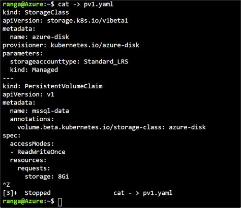 Azure Kubernetes Service Aks Managing Sql Server Database Files