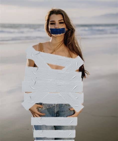 Brooke Monk Duct Tape Bound And Gagged By Icde23 On Deviantart